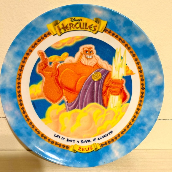 Dining | Vintage Disneys Hercules Plate With Zeus | Poshmark